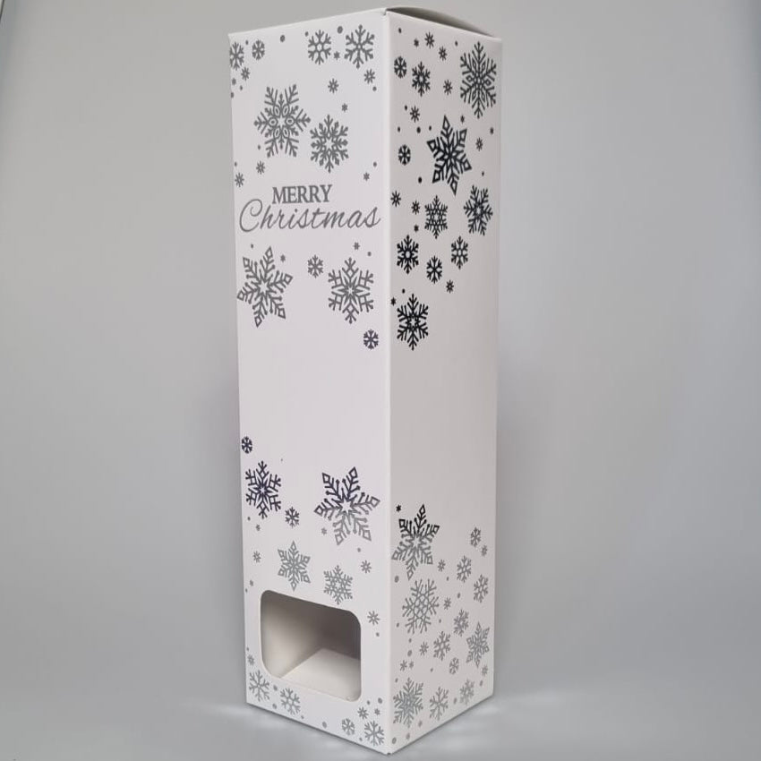 White Diffuser Box With Snowflakes (Aperture) – Craftastik