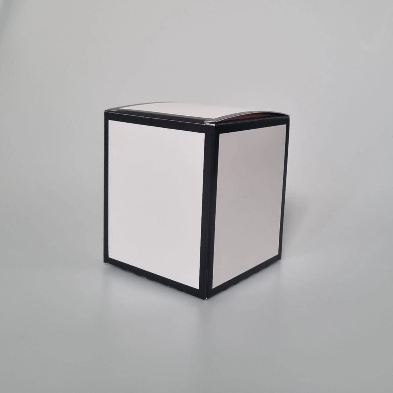 30cl Candle Box - White With A Black Edge – Craftastik