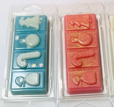 Christmas 4 Cavity Snap Bar Style Clamshell (SNOWMAN) – Craftastik