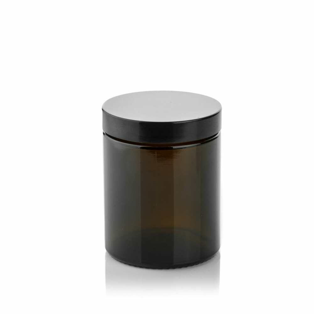AMBER CANDLE JAR (150G) WITH UREA LID – Craftastik